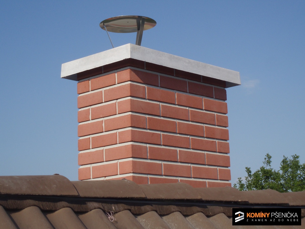 Oprava nadstřešní části komínu, Hradec Králové, Pardubice - Komíny Pšenička